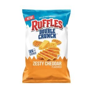 Ruffles Double Crunch Zesty Cheddar 67g – Treat Box Canada